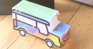 Philippine Jeepney 3D Craft for Kids- with printable! - Raise Curious Kids