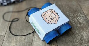 DIY Toilet Paper Roll Binoculars- with free printable! - Raise Curious Kids