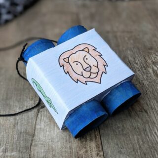 DIY Toilet Paper Roll Binoculars- with free printable! - Raise Curious Kids
