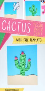Cute and Easy Cactus Craft for Kids - Raise Curious Kids