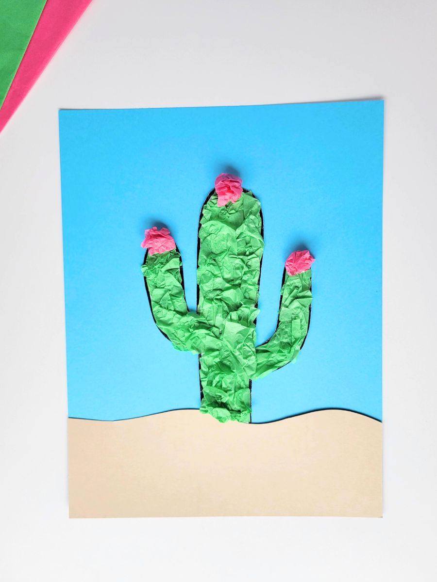 Cute and Easy Cactus Craft for Kids - Raise Curious Kids