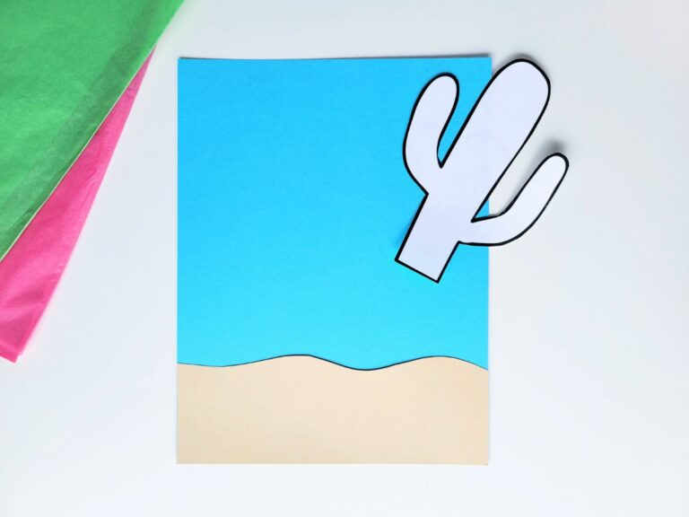 Cute and Easy Cactus Craft for Kids - Raise Curious Kids