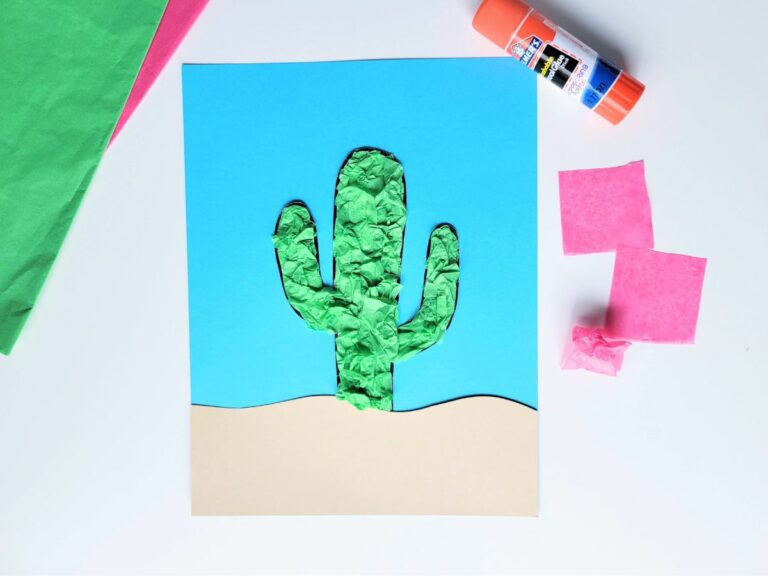 Cute and Easy Cactus Craft for Kids - Raise Curious Kids