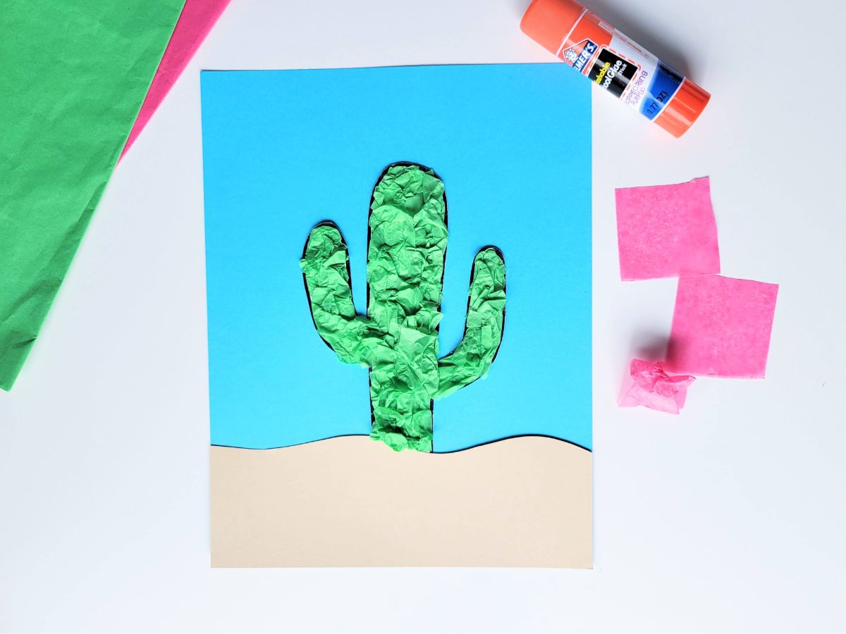 Cute and Easy Cactus Craft for Kids - Raise Curious Kids
