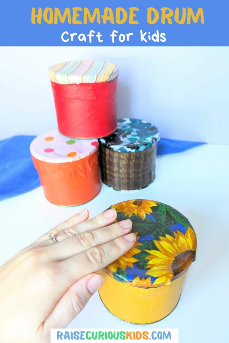 Homemade Drum Craft for Kids - Raise Curious Kids