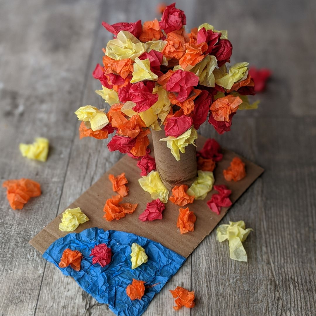 Easy Tissue Paper Ghost Craft - Raise Curious Kids