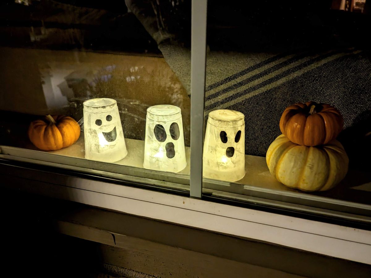 Easy Glowing Ghost Halloween Craft - Raise Curious Kids
