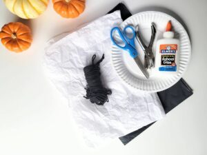 Easy Tissue Paper Ghost Craft - Raise Curious Kids