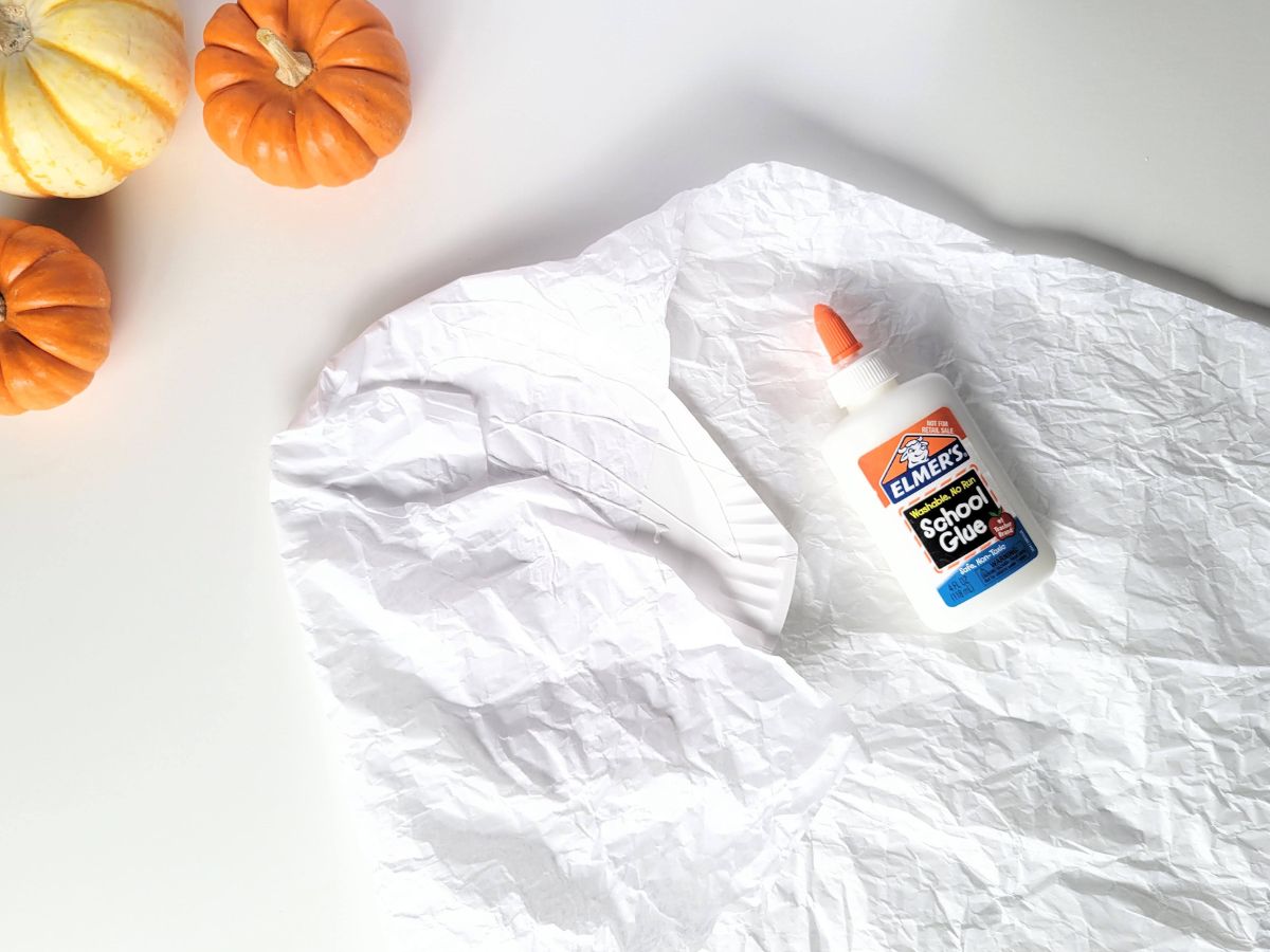 Easy Tissue Paper Ghost Craft - Raise Curious Kids