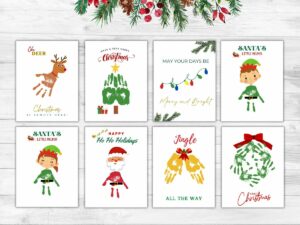 Christmas Handprint Art for Kids (8 Adorable Templates!) - Raise ...