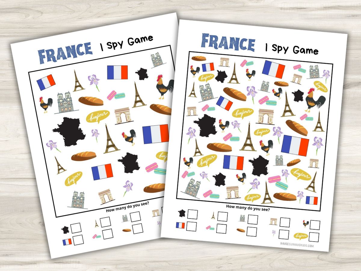 France Crafts and Activities for Kids - Raise Curious Kids