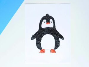 Easy Penguin Tissue Paper Craft - Raise Curious Kids
