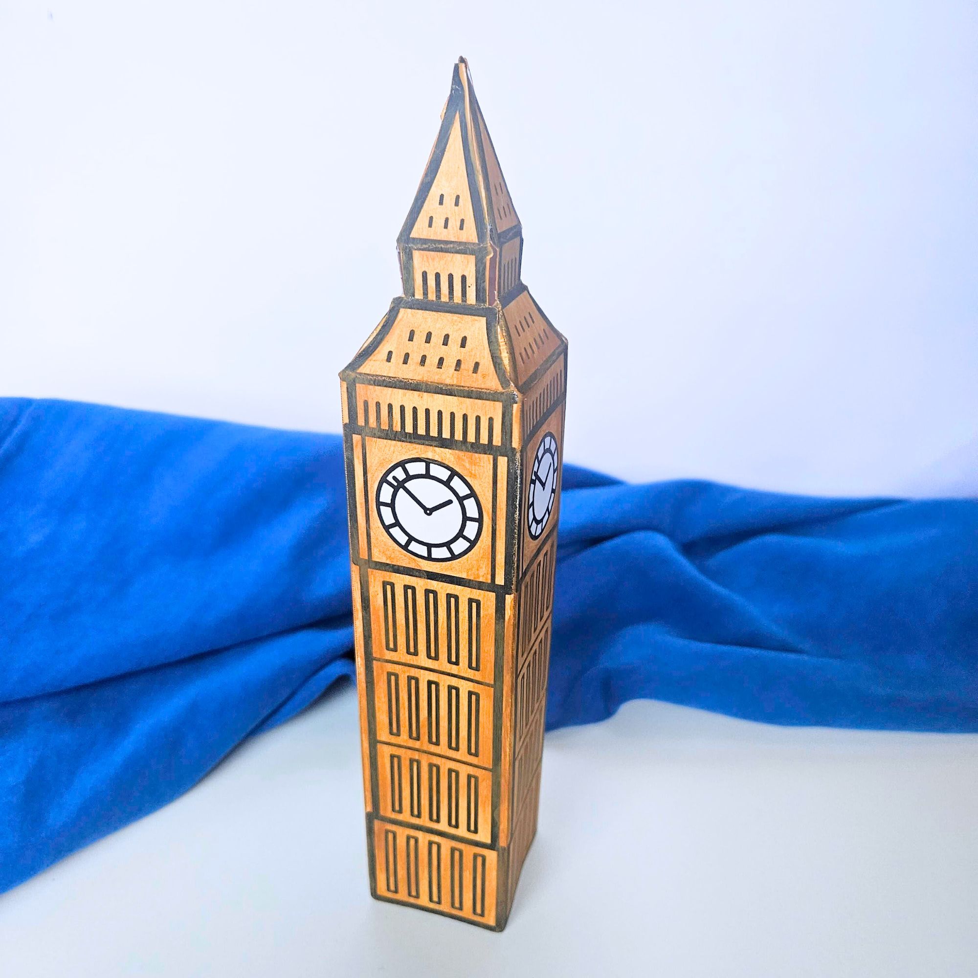 Big Ben 3D Paper Craft - Raise Curious Kids