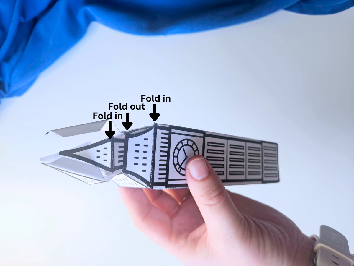 Big Ben 3D Paper Craft - Raise Curious Kids