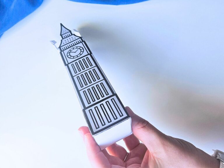Big Ben 3D Paper Craft - Raise Curious Kids
