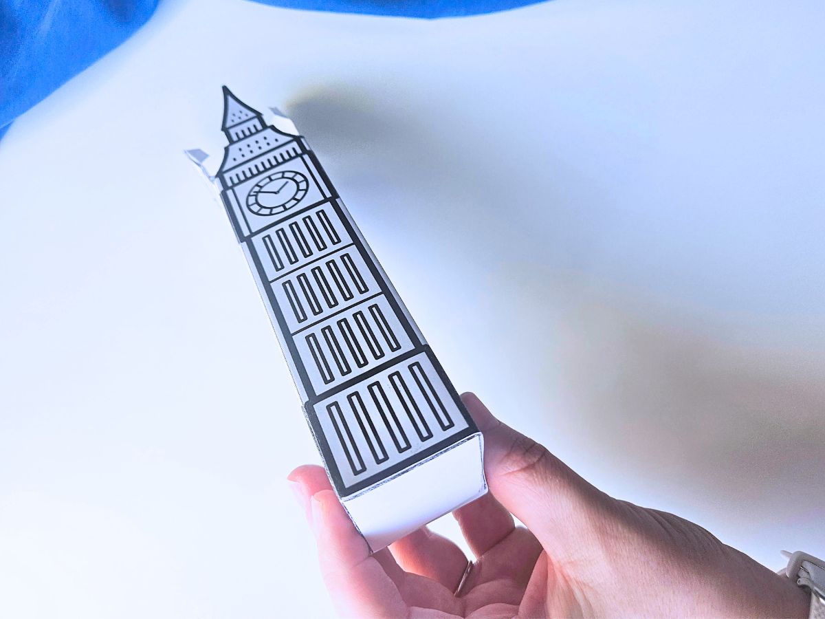 Big Ben 3D Paper Craft - Raise Curious Kids