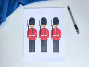 British King's Guard Puppet Craft - Raise Curious Kids