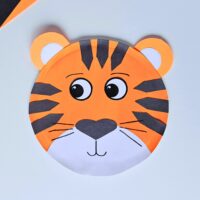 Tiger Paper Plate Craft - Raise Curious Kids
