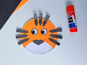 Tiger Paper Plate Craft - Raise Curious Kids