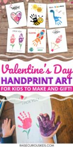 Valentine's Handprint Crafts for Kids (6 Cute Templates!) - Raise ...