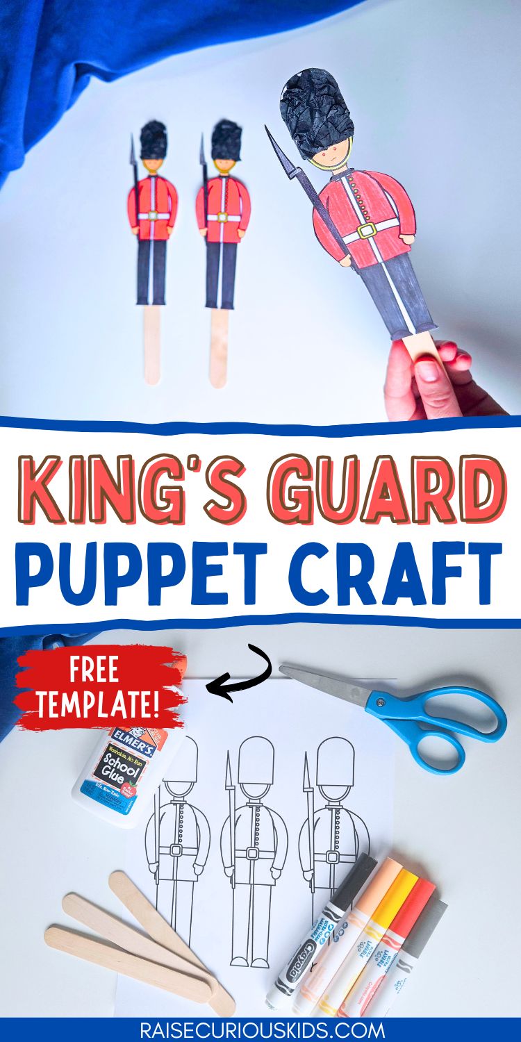 British King's Guard Puppet Craft - Raise Curious Kids
