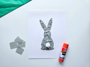 Easy Rabbit Tissue Paper Craft for Kids - Raise Curious Kids