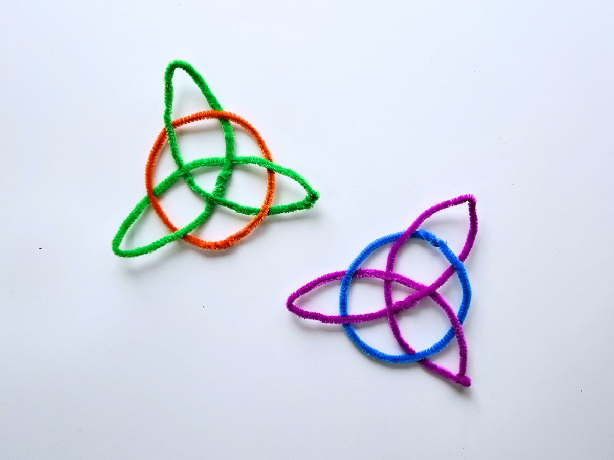Celtic Knot Pipe Cleaner Craft - Raise Curious Kids