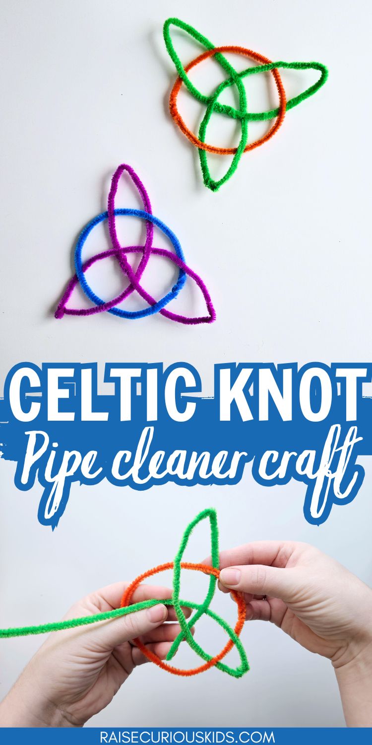 Celtic Knot Pipe Cleaner Craft - Raise Curious Kids