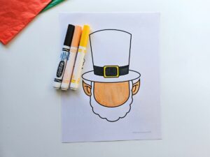 Leprechaun Craft for Kids (with free printable) - Raise Curious Kids