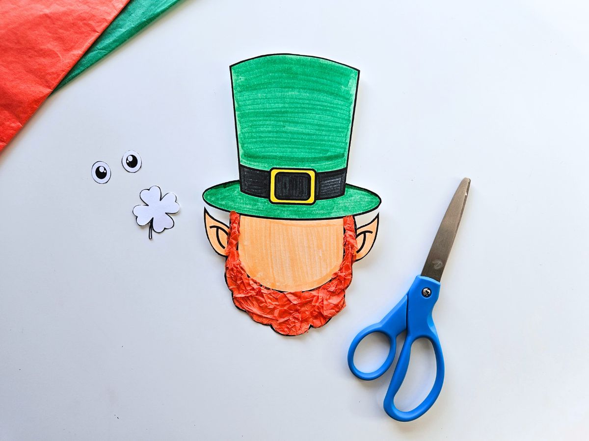 Leprechaun Craft for Kids (with free printable) - Raise Curious Kids