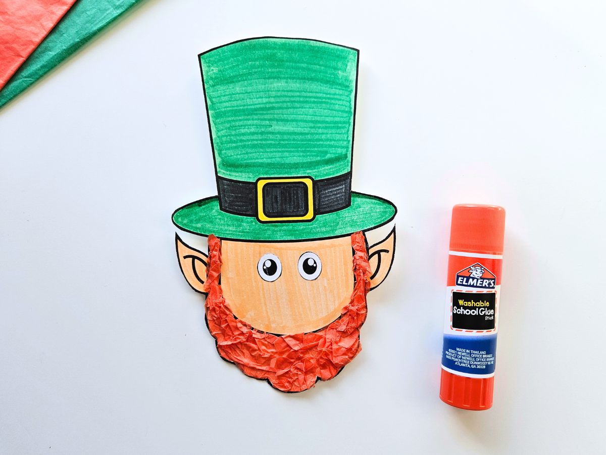 Leprechaun Craft for Kids (with free printable) - Raise Curious Kids