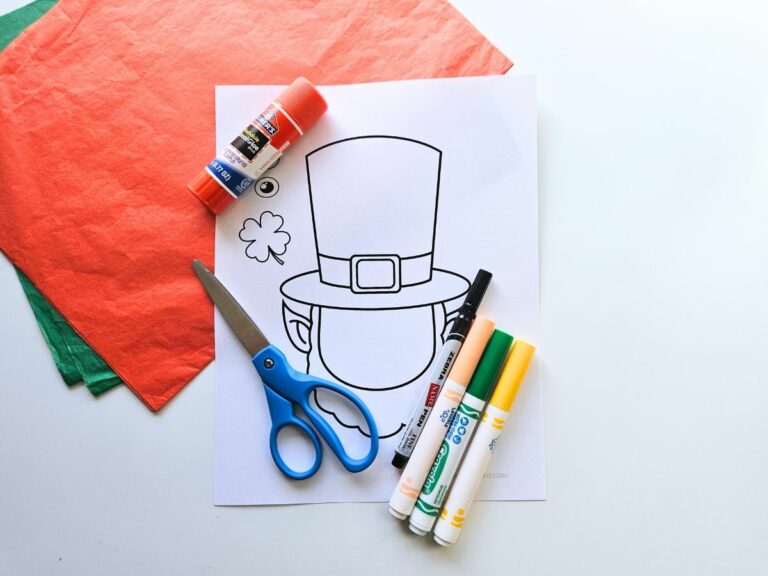 Leprechaun Craft for Kids (with free printable) - Raise Curious Kids