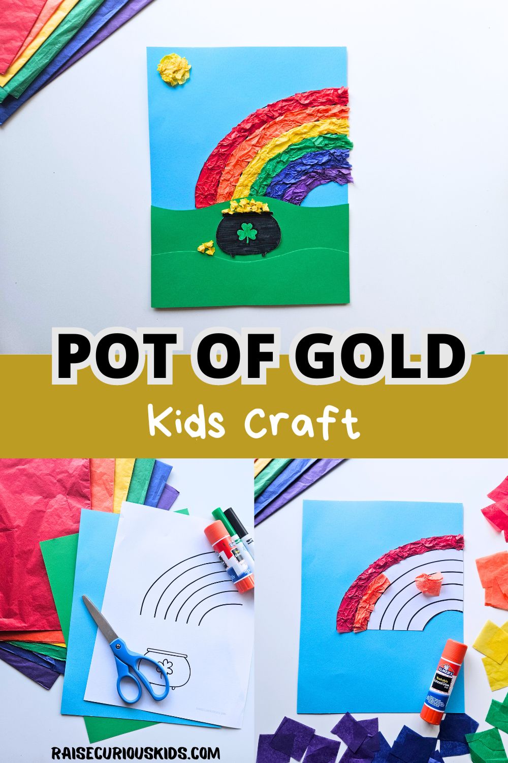 Pot of Gold Craft for Kids - Raise Curious Kids