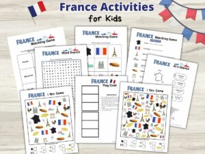 France Crafts and Activities for Kids - Raise Curious Kids