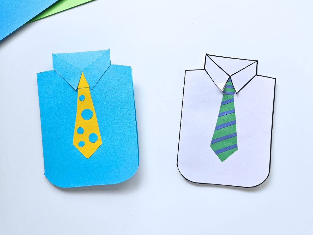 Father's Day Tie Card (Free printable) - Raise Curious Kids