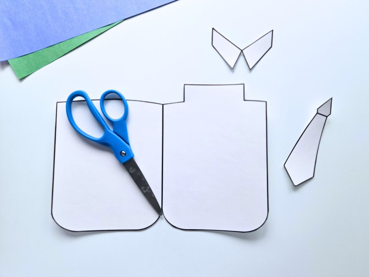 Father's Day Tie Card (Free printable) - Raise Curious Kids