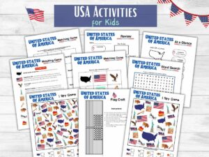 USA Crafts and Activities for Kids (Perfect for Fourth of July ...