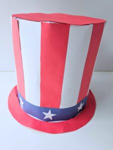 Uncle Sam Hat Craft for Kids - Raise Curious Kids