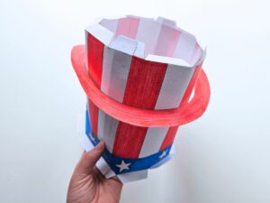 Uncle Sam Hat Craft for Kids - Raise Curious Kids