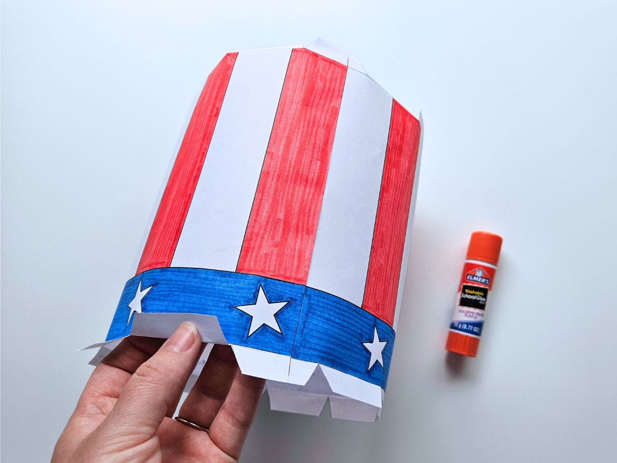 Uncle Sam Hat Craft for Kids - Raise Curious Kids