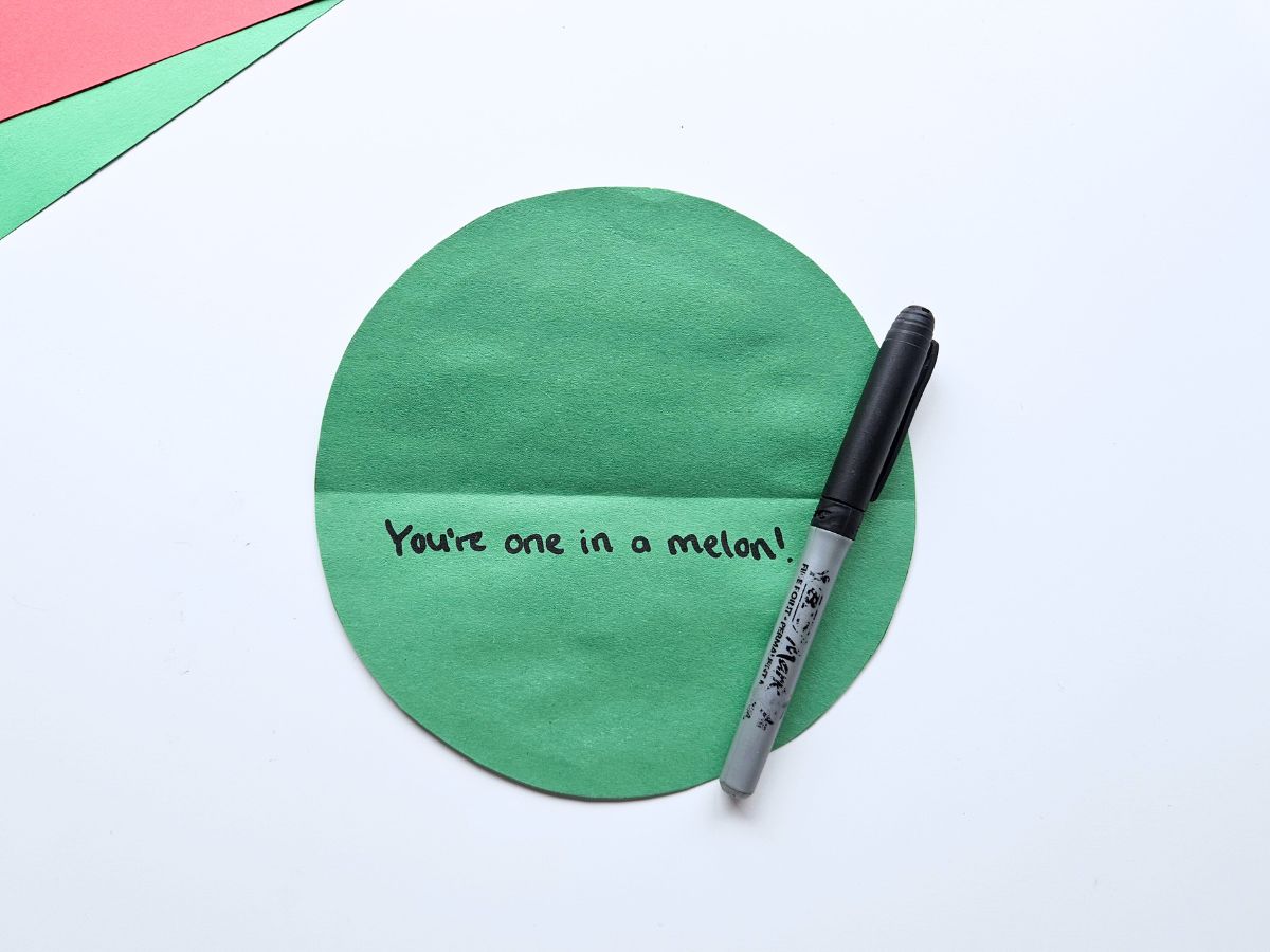 Easy Watermelon Card Craft (Free Printable) - Raise Curious Kids