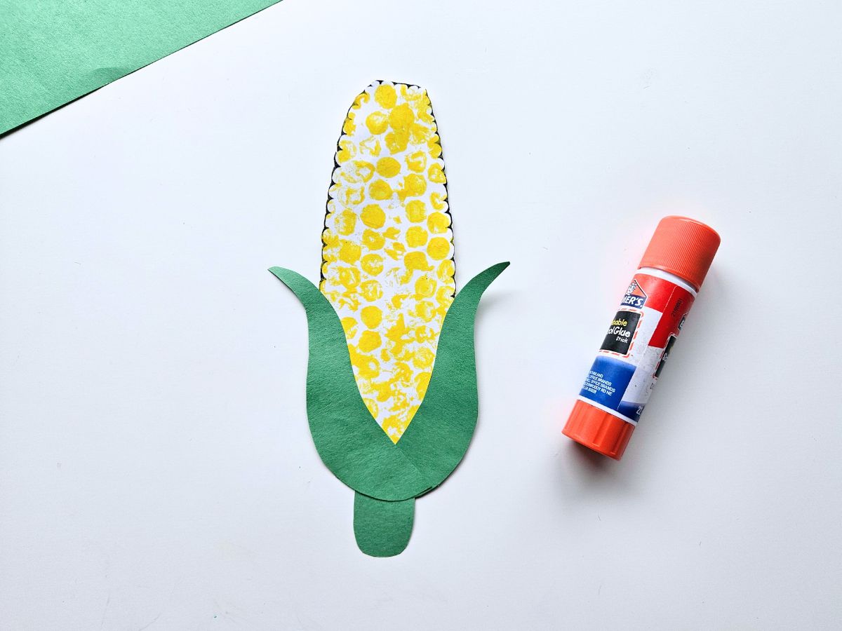 Corn Bubble Wrap Craft for Kids - Raise Curious Kids