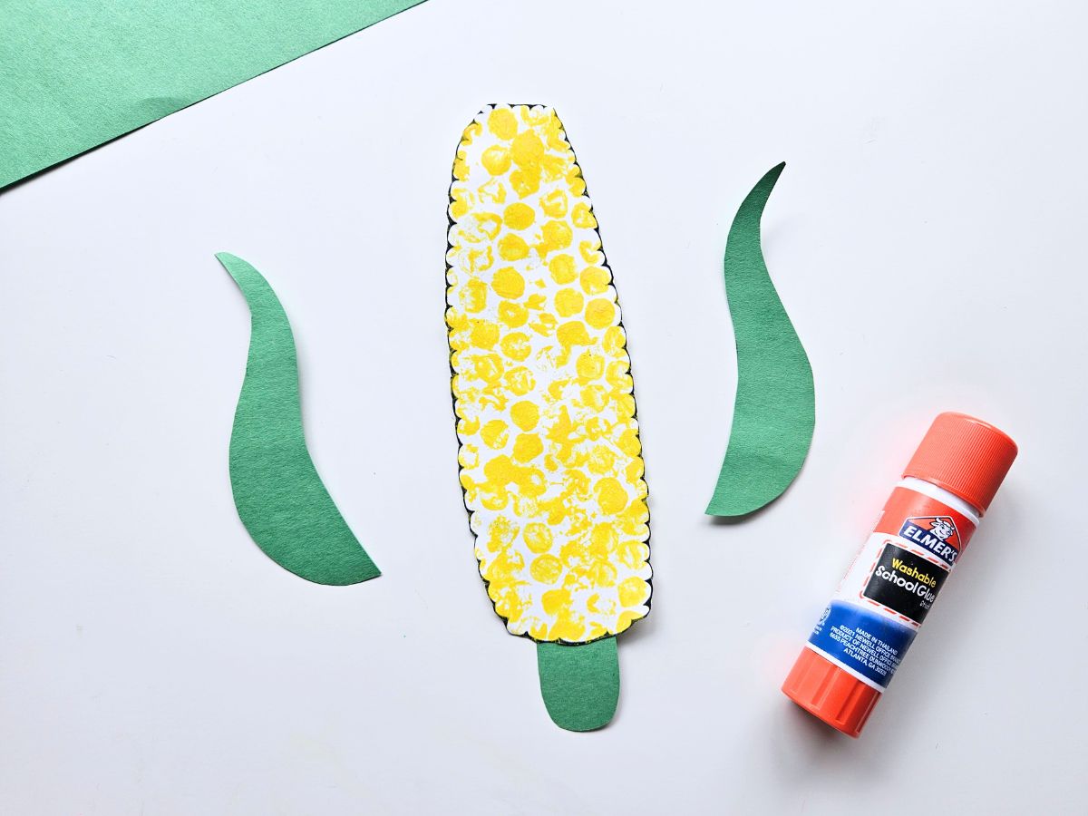 Corn Bubble Wrap Craft for Kids - Raise Curious Kids