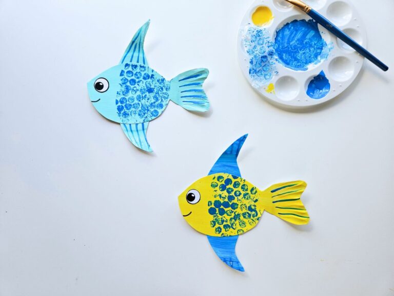 Fish Paper Plate Craft for Kids - Raise Curious Kids