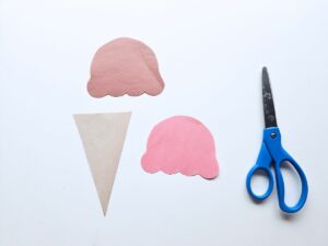 Easy Paper Ice Cream Craft for Kids - Raise Curious Kids