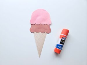 Easy Paper Ice Cream Craft for Kids - Raise Curious Kids