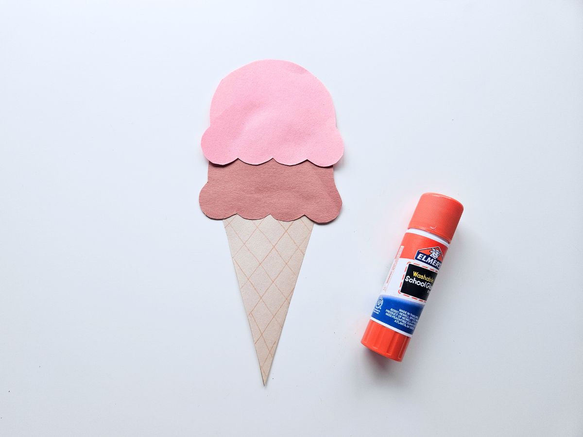 Easy Paper Ice Cream Craft for Kids - Raise Curious Kids