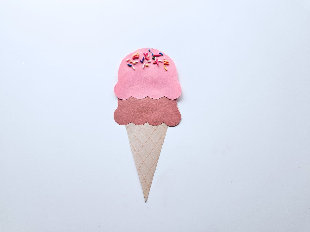 Easy Paper Ice Cream Craft for Kids - Raise Curious Kids