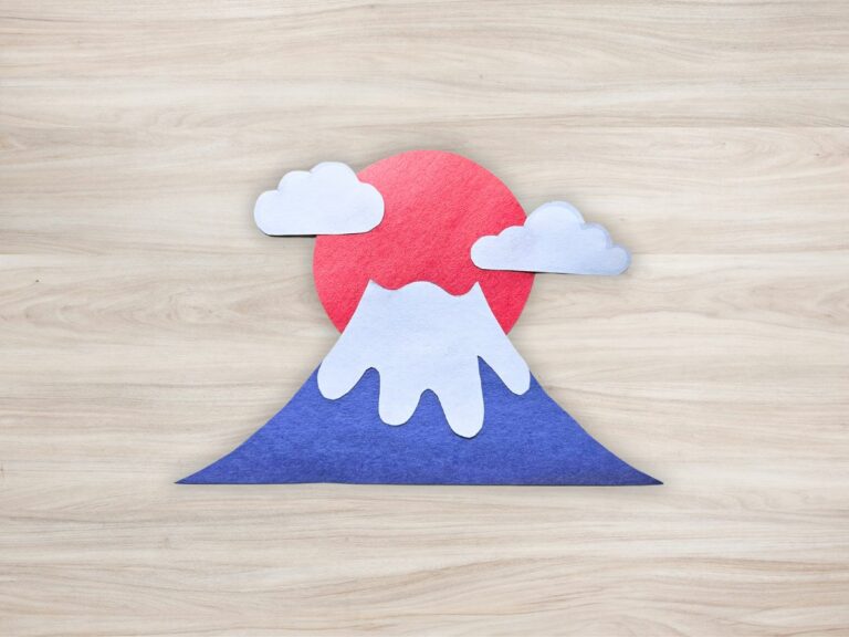 Mount Fuji Craft for Kids - Raise Curious Kids