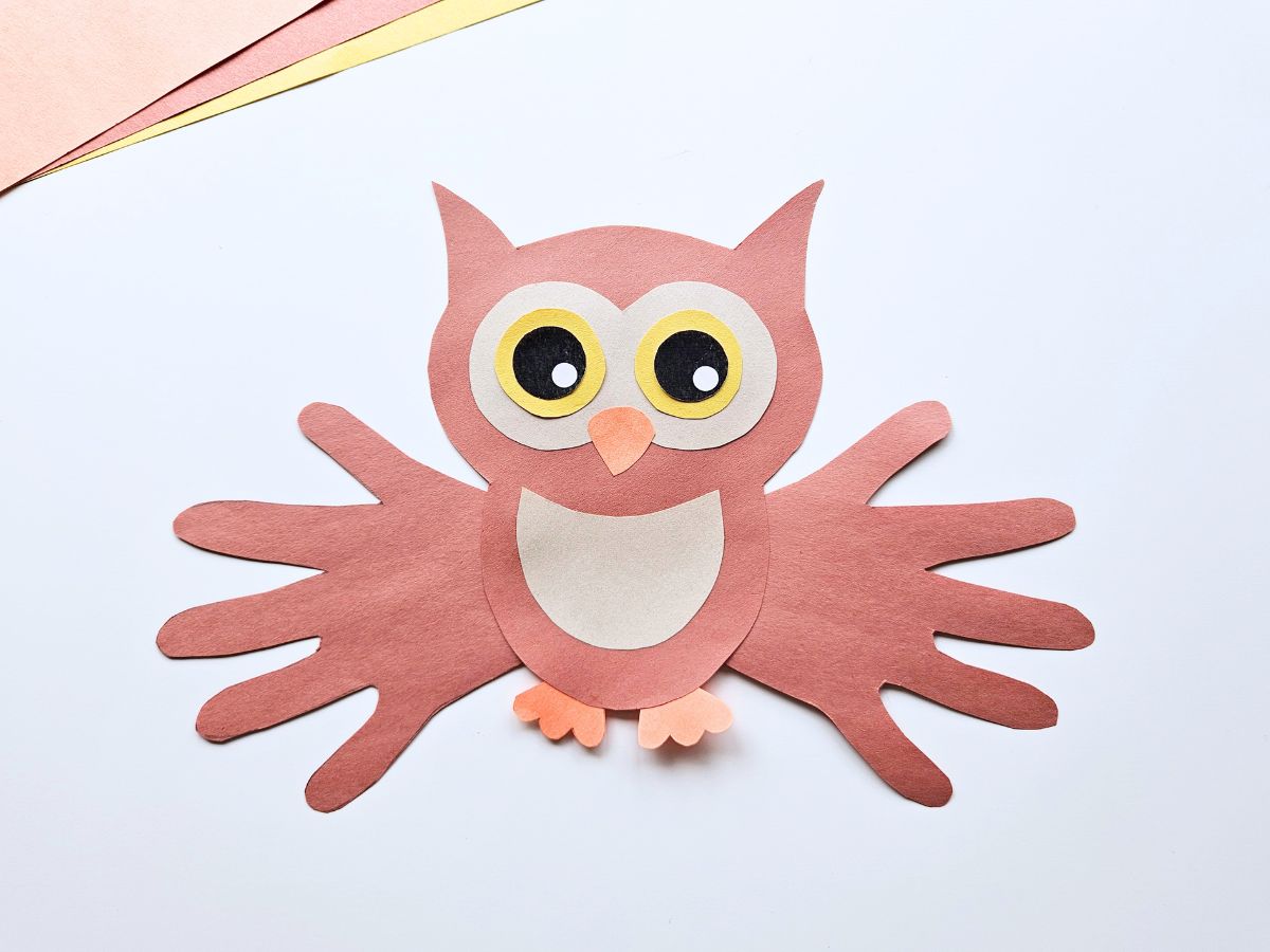 Owl Handprint Craft for Kids - Raise Curious Kids